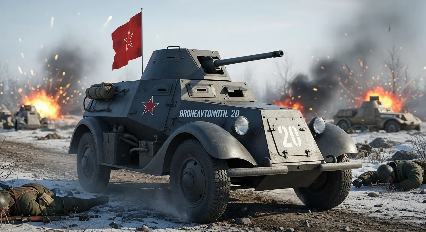 BA-20 - Broneavtomobil 10 - NET-MAQUETTES