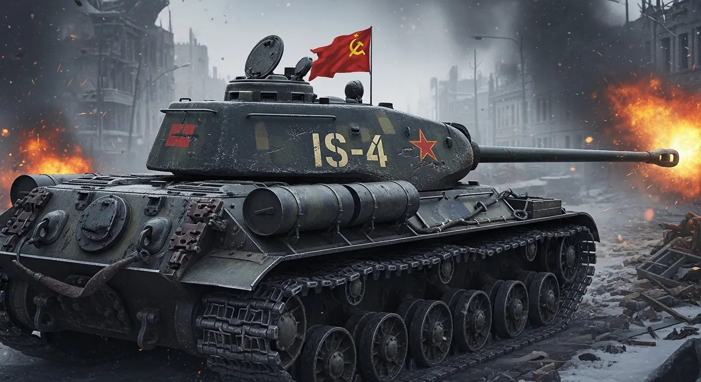 IS-4 - Soviet heavy tank - NET-MAQUETTES